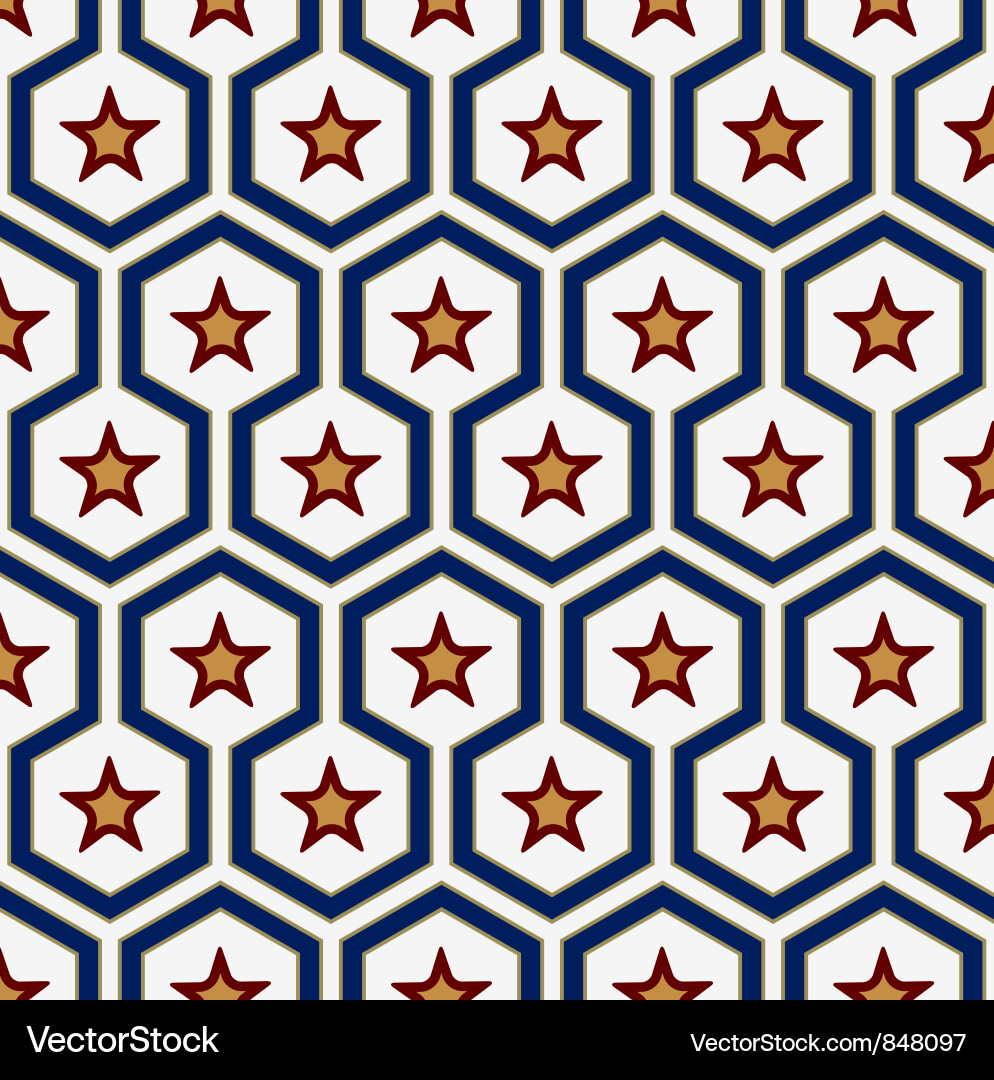 Star pattern background Royalty Free Vector Image