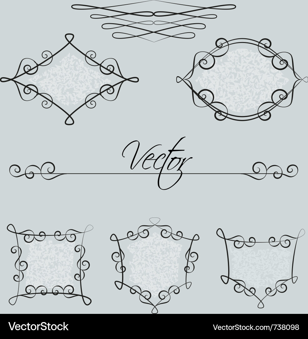 Frames Royalty Free Vector Image - VectorStock