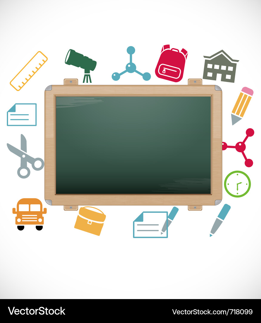 Blackboard Royalty Free Vector Image - VectorStock