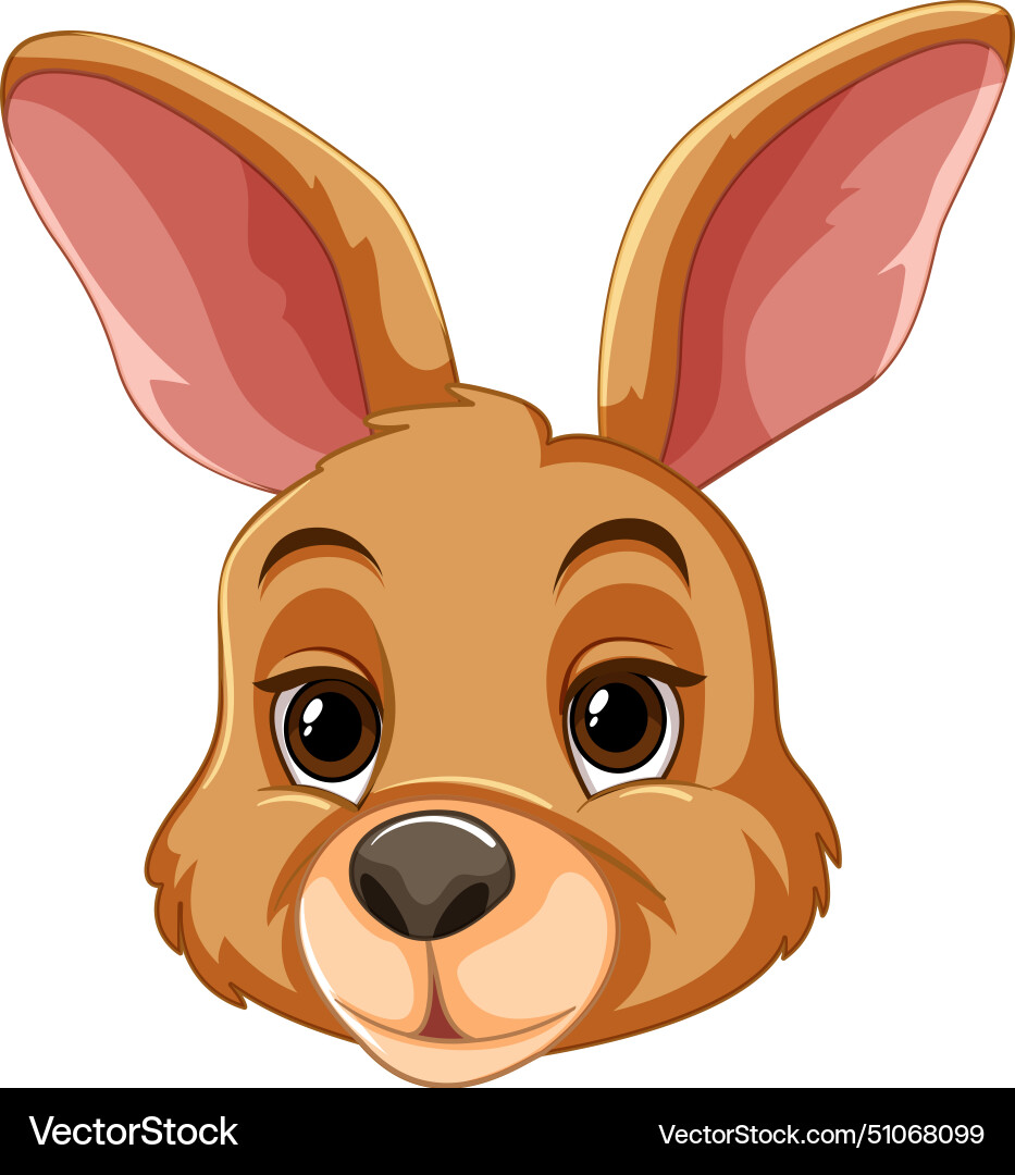 Cute of a rabbits face Royalty Free Vector Image