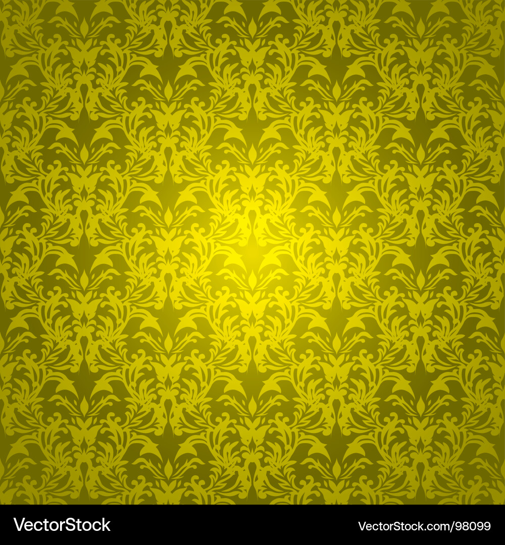 Elegant Floral Damask Royalty Free Vector Image