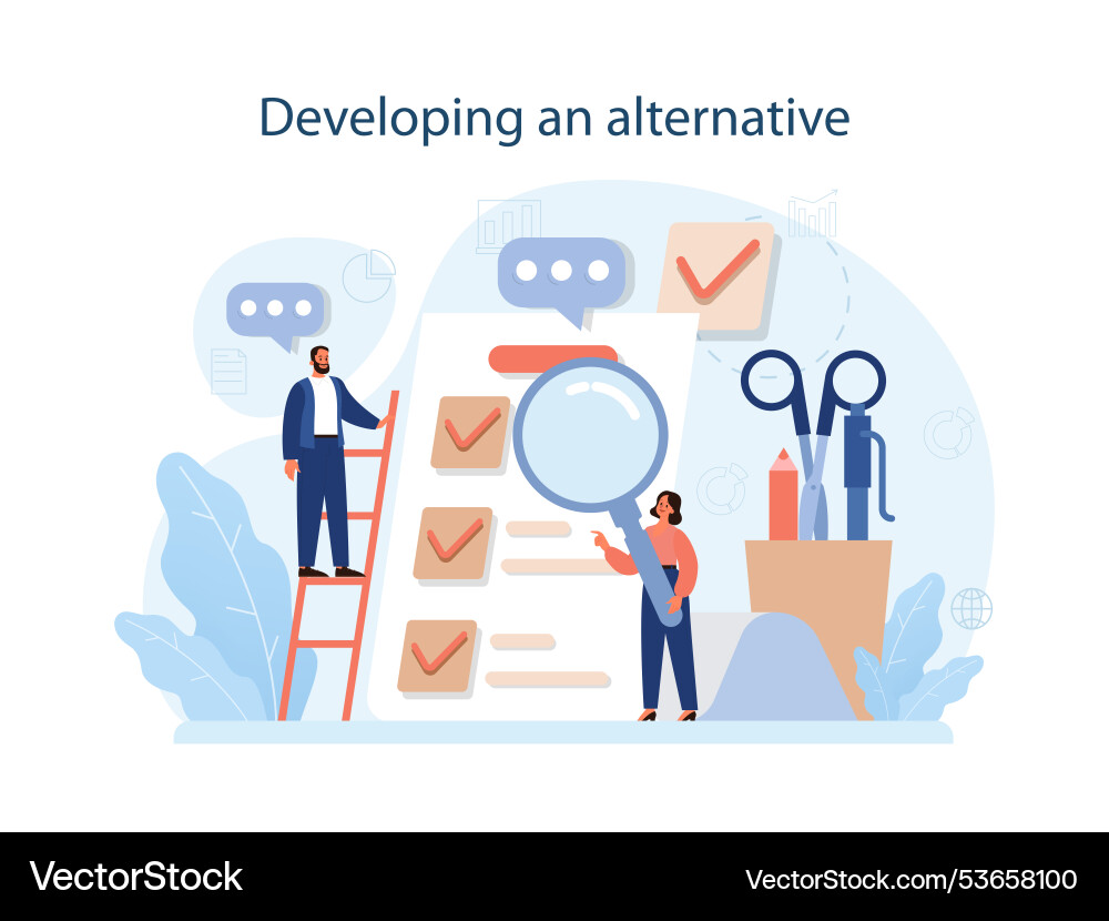 Develop an alternative to conduct difficult Vector Image