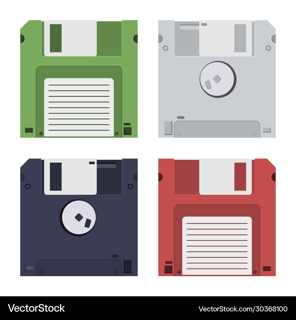 Floppy disk Royalty Free Vector Image - VectorStock