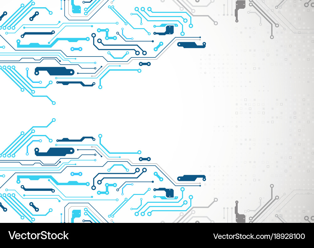 Hi-tech digital technology and engineering theme Vector Image