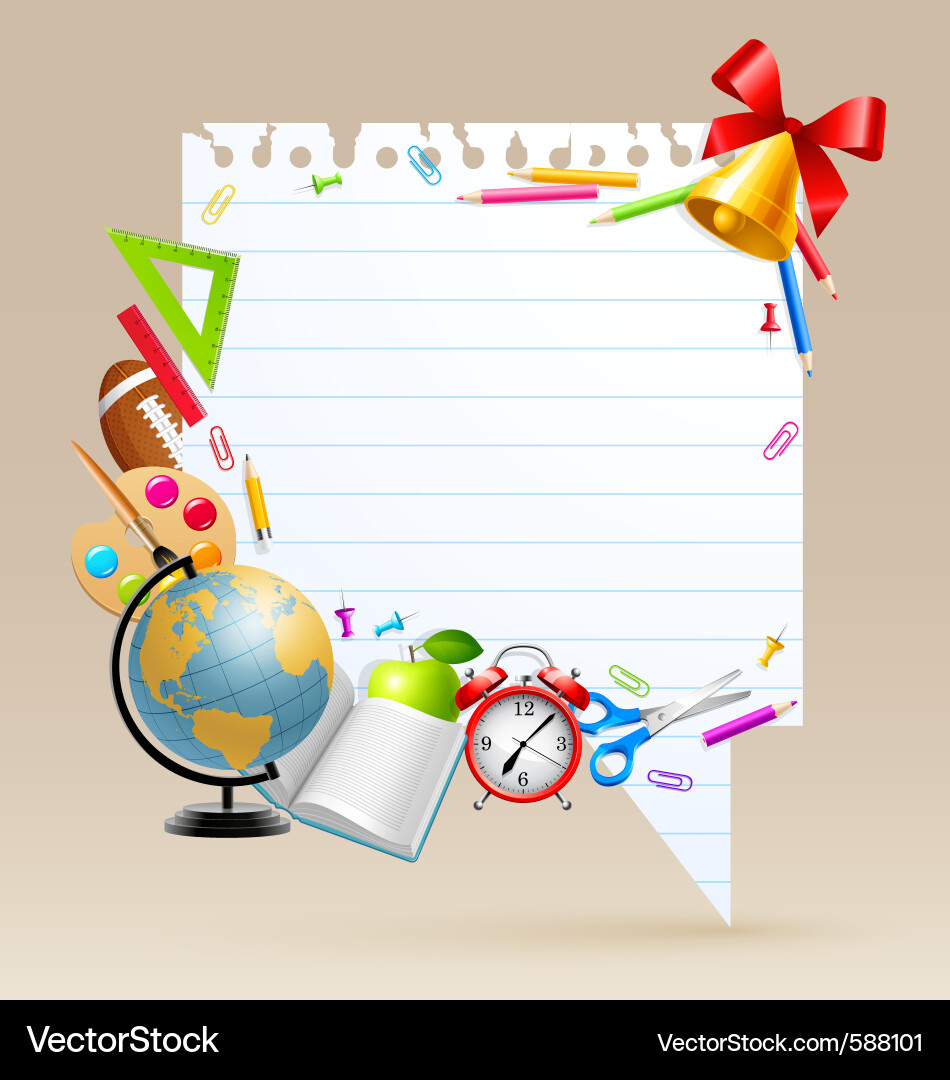 Back to school Royalty Free Vector Image - VectorStock