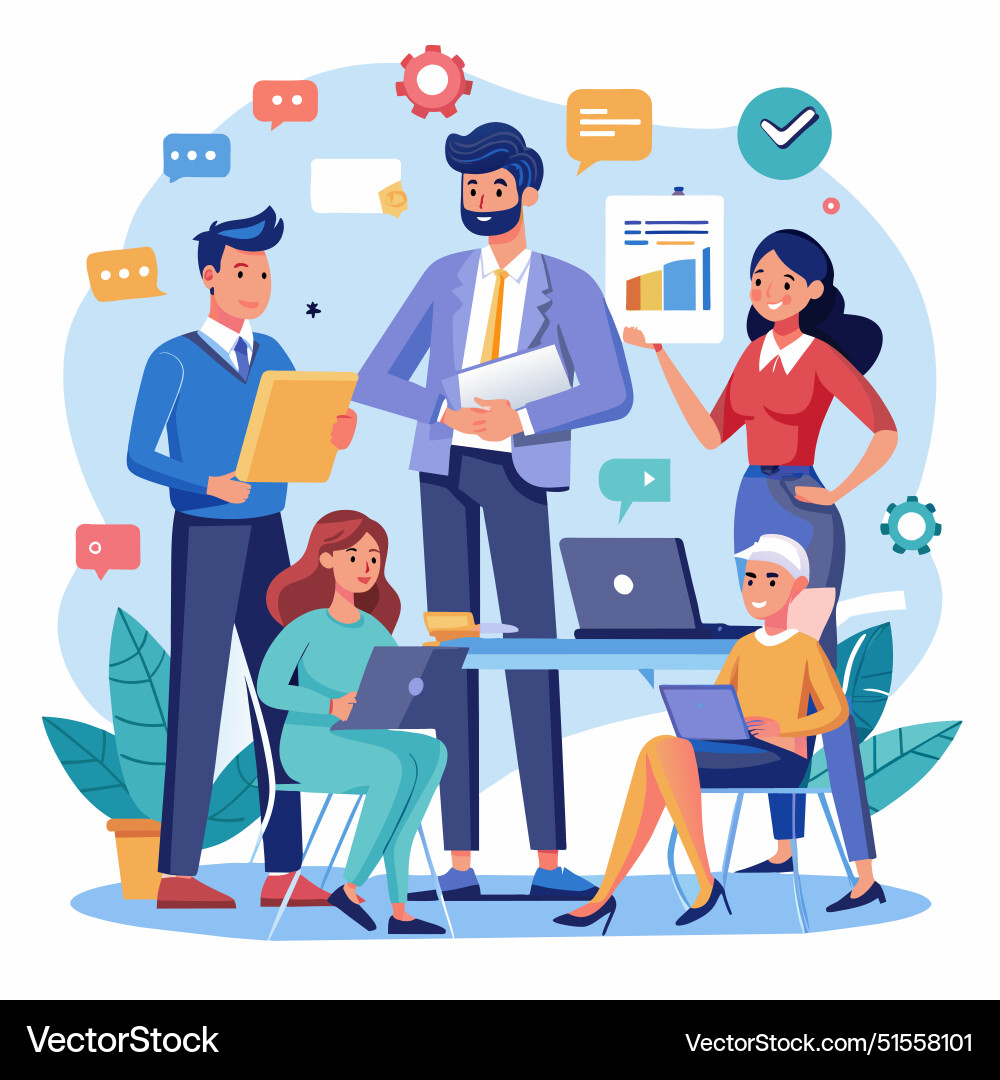 Work delegation manager distribute work Royalty Free Vector Work delegation manager distribute work Royalty Free Vector