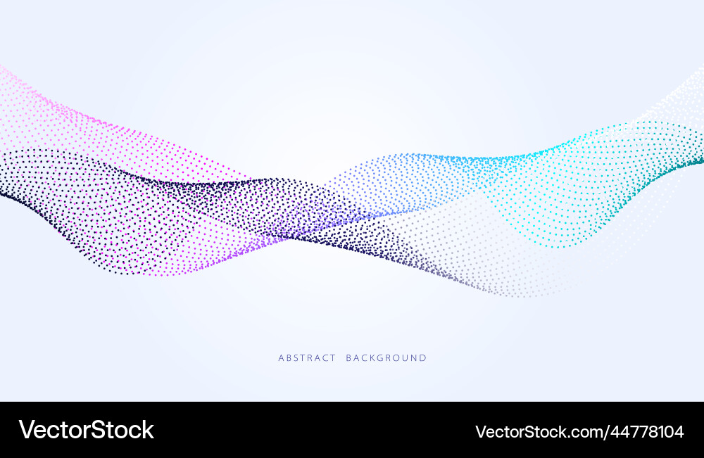 Abstract wave beautiful lines concept technology Vector Image