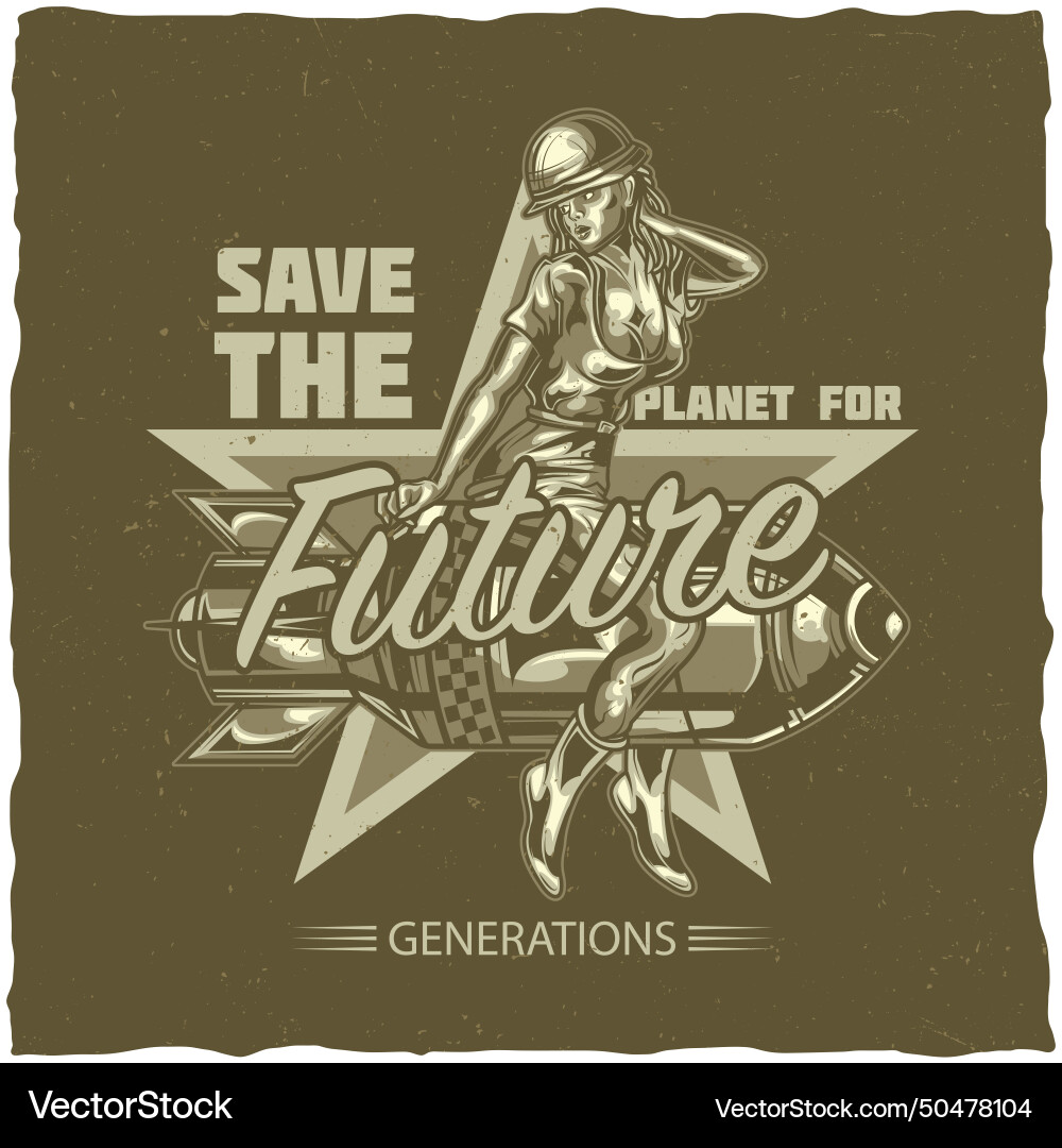 T-shirt label design Royalty Free Vector Image