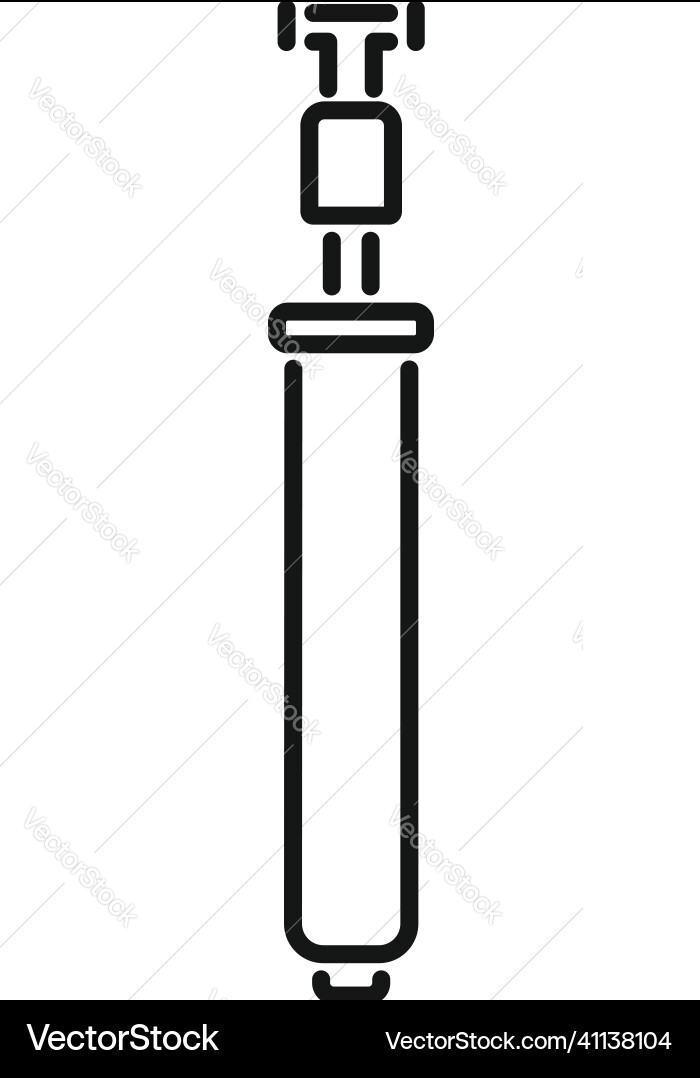 Tank pump icon outline motor system Royalty Free Vector