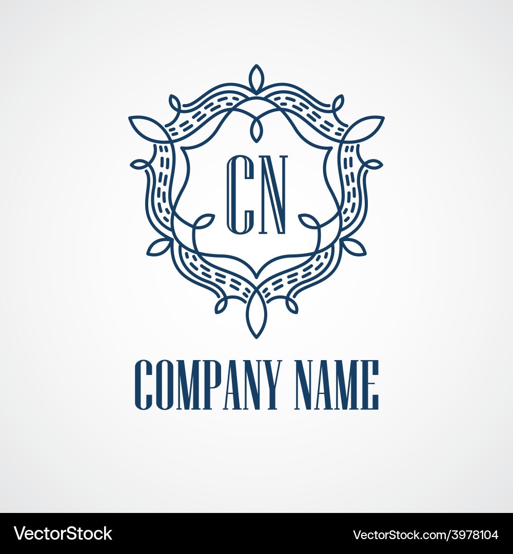 Vintage Monogram Logos Royalty Free Vector Image