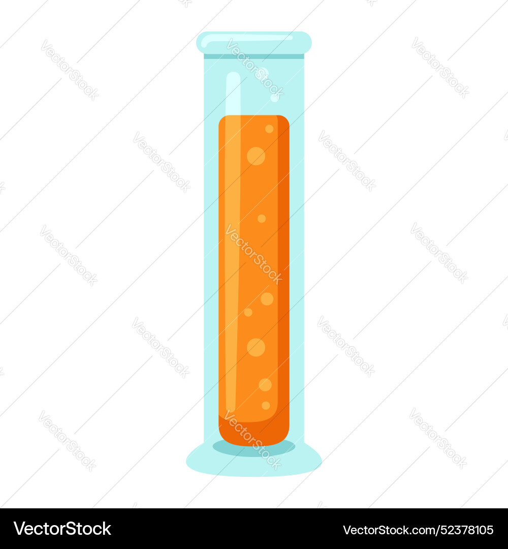 Laboratory beaker test tube or flask science Vector Image