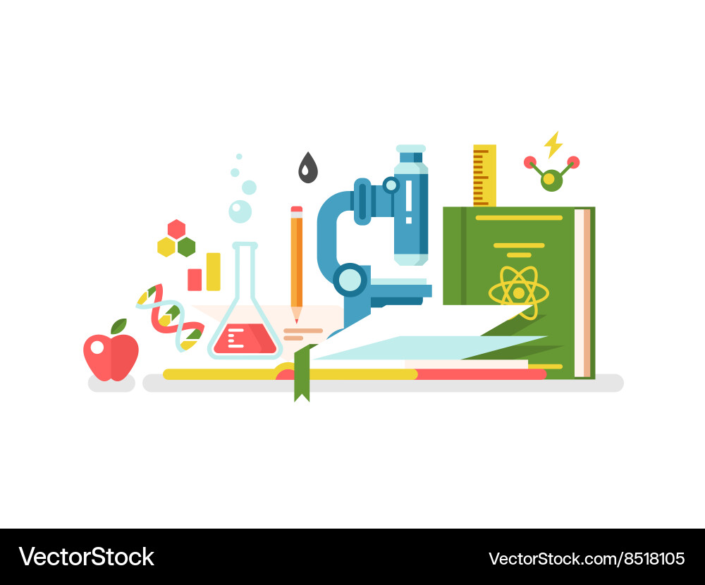 Science and education Royalty Free Vector Image