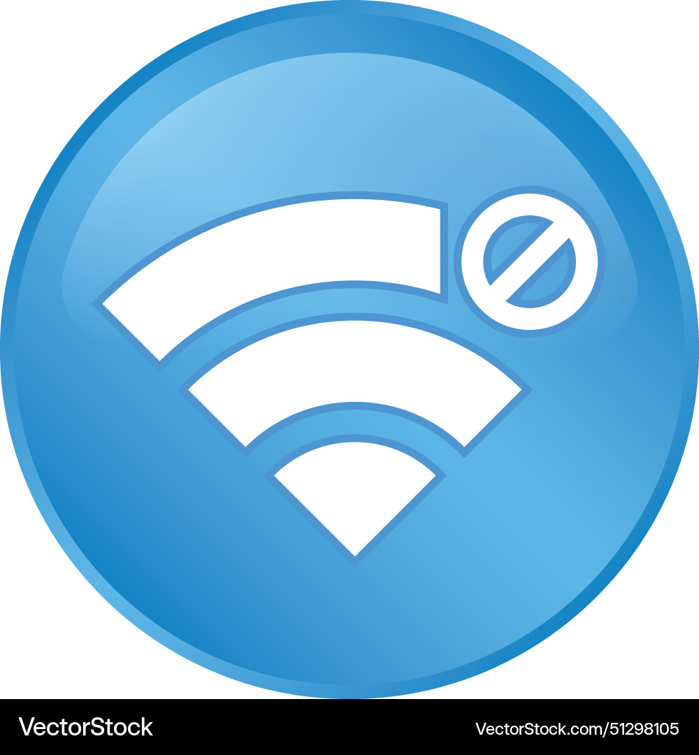 Wifi status icon Royalty Free Vector Image - VectorStock