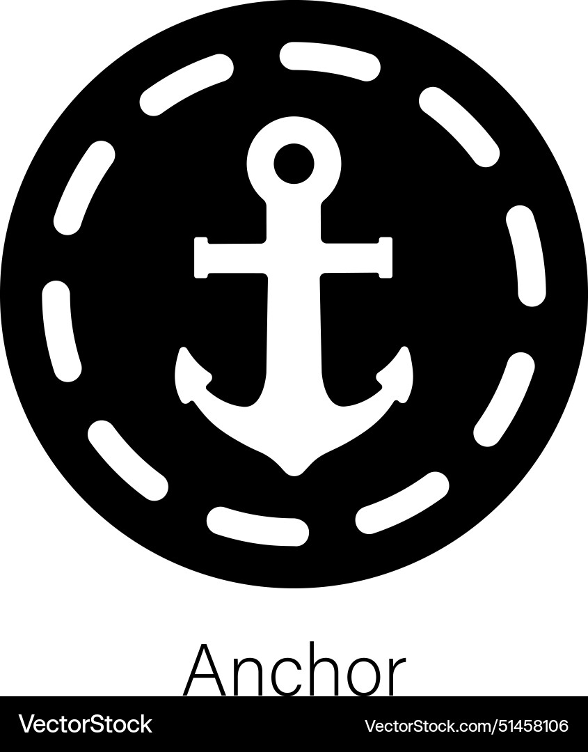 Anchor Royalty Free Vector Image - VectorStock