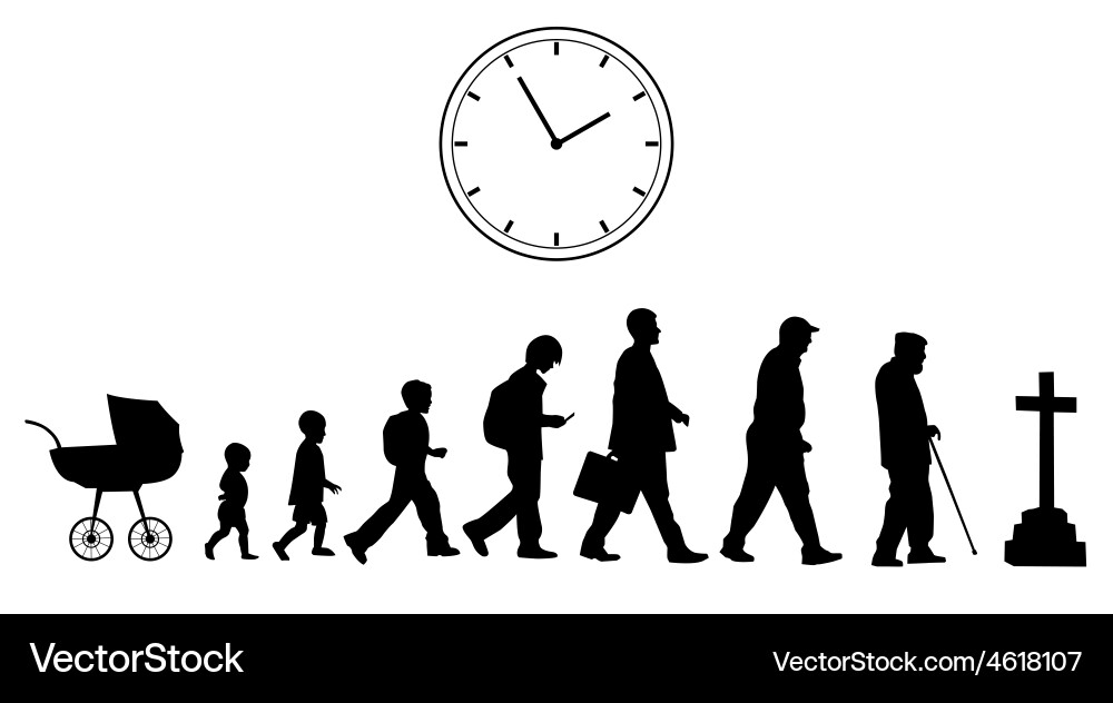 Time passing concept Royalty Free Vector Image