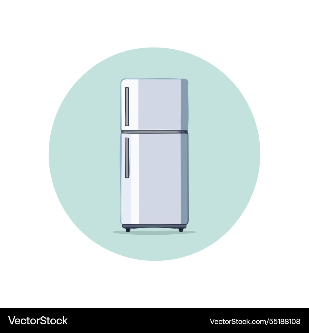 A refrigerator simple Royalty Free Vector Image