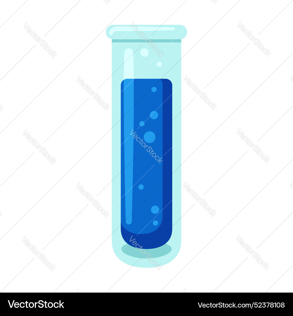 Laboratory beaker test tube or flask science Vector Image
