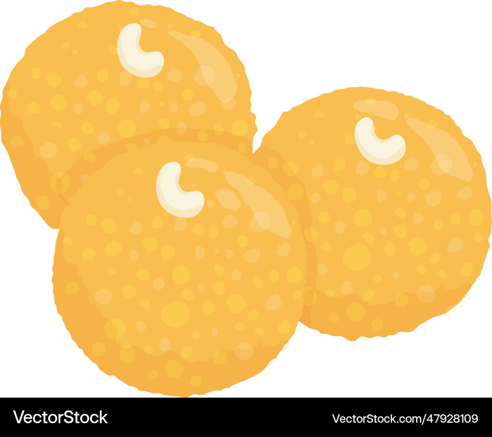 Boondi laddu Royalty Free Vector Image - VectorStock