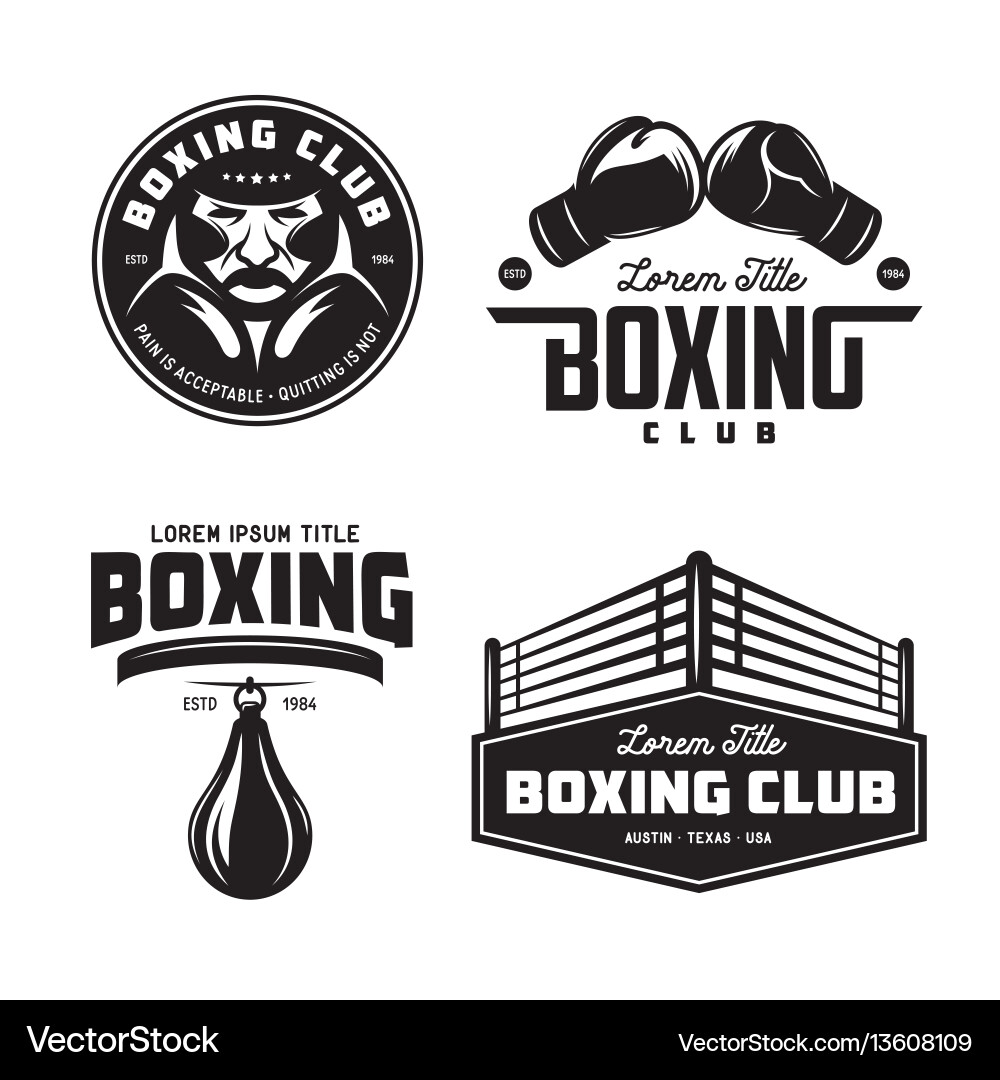 Boxing Club Logo Vector Images (over 5,300)