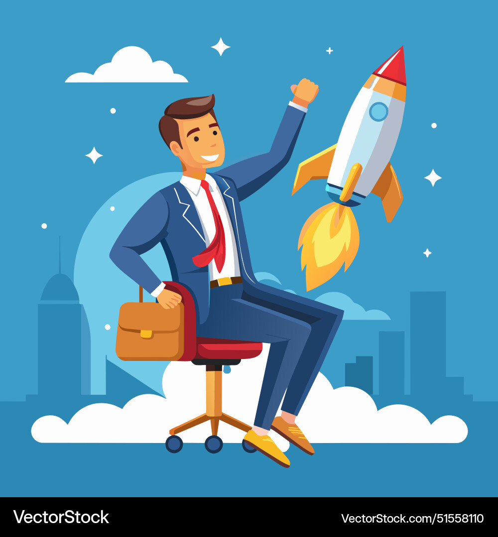 Boost your career development job promoted Vector Image