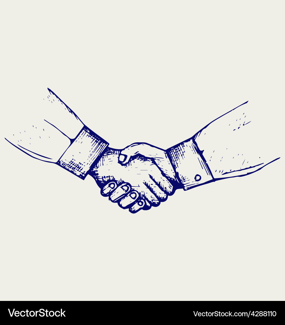 Handshake Royalty Free Vector Image - VectorStock