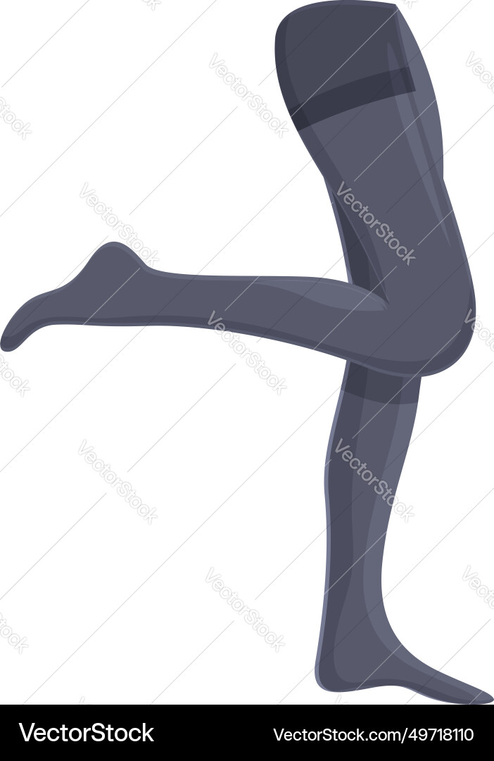Lingerie elegant stocking icon cartoon Royalty Free Vector
