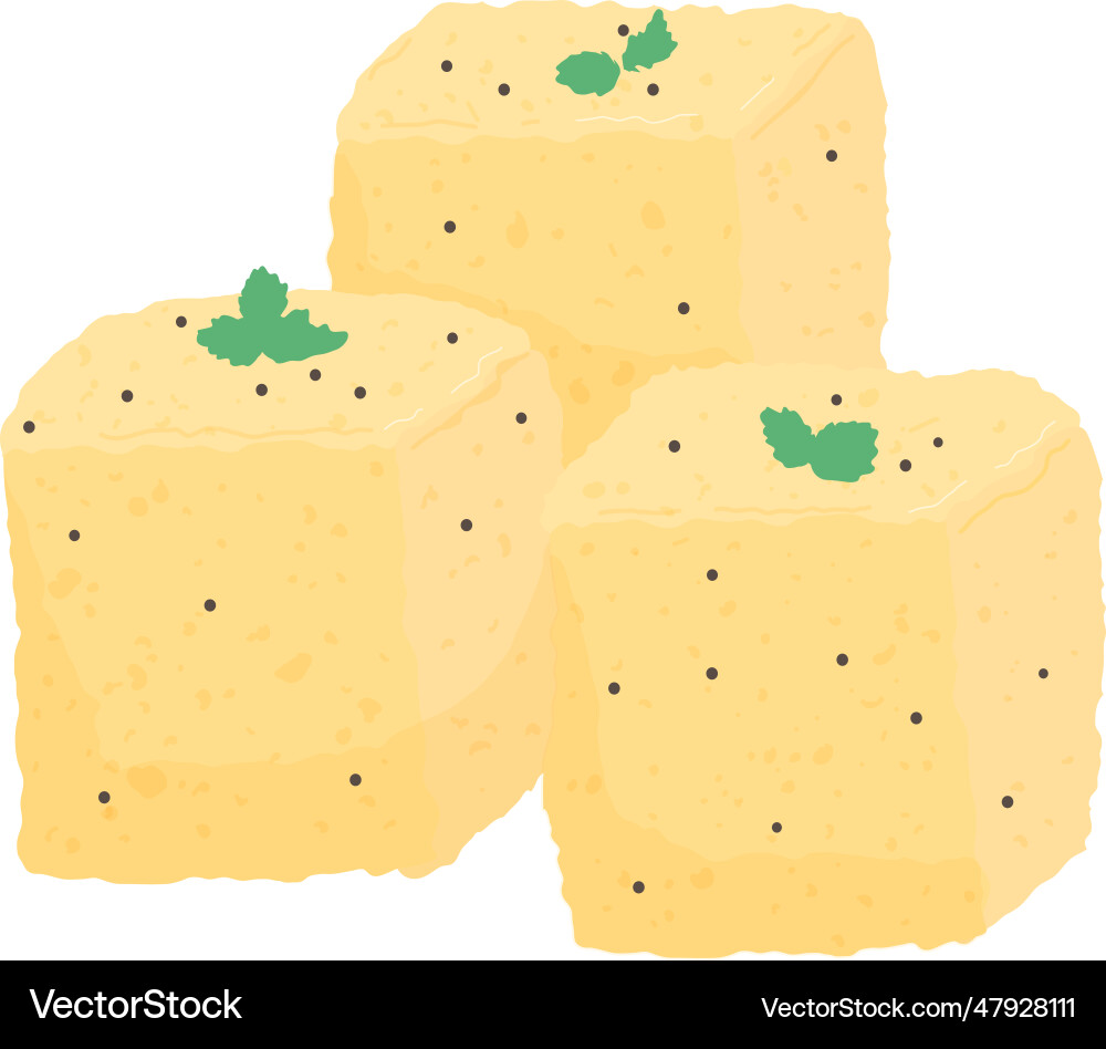 Dhokla Royalty Free Vector Image - VectorStock