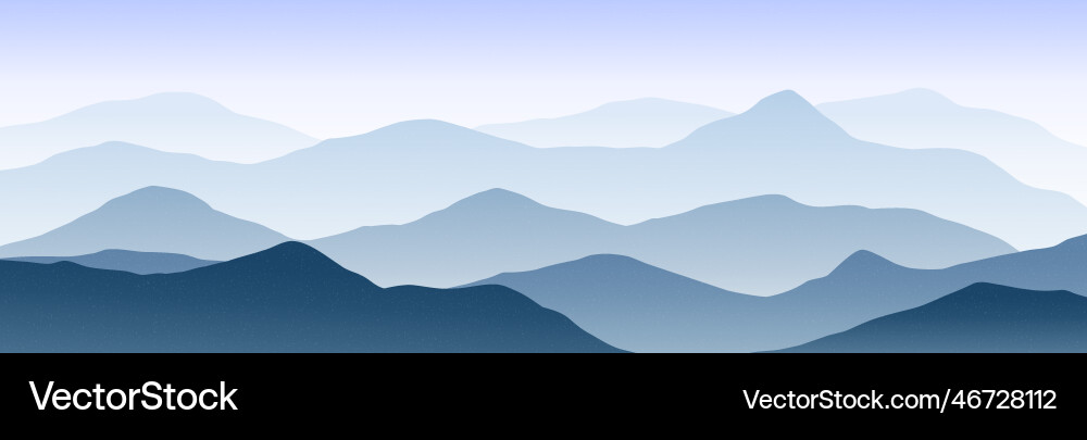 Abstract mountain landscape nature panorama Vector Image
