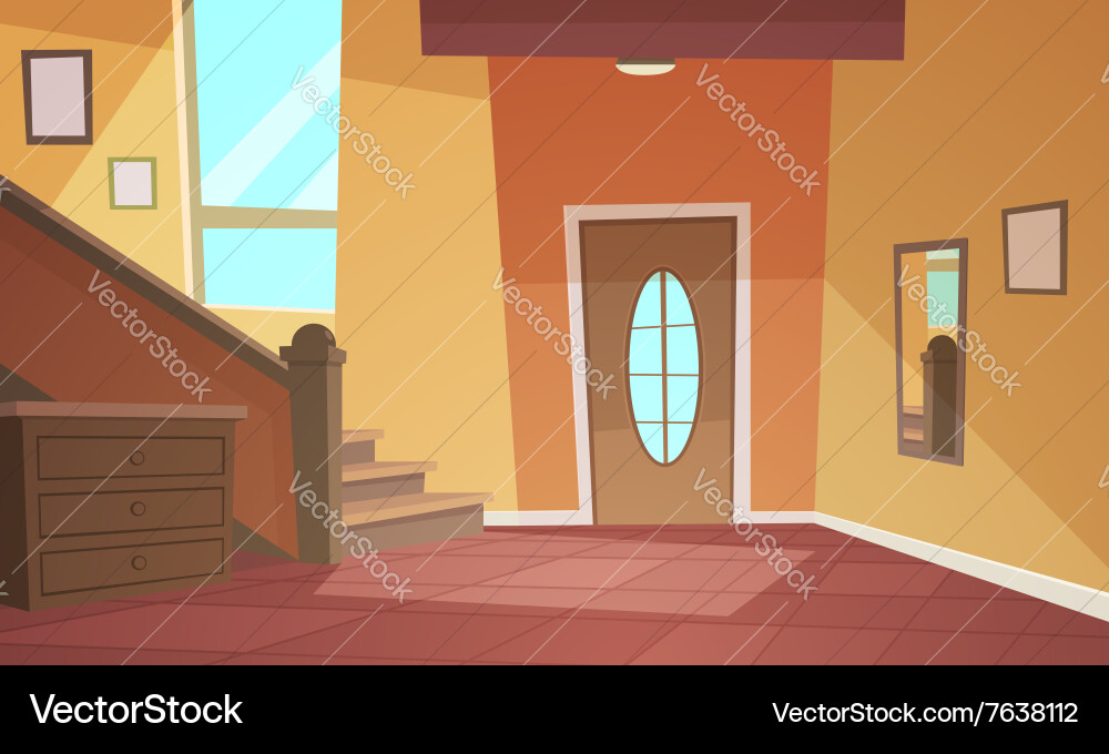 Cartoon interior Royalty Free Vector Image - VectorStock