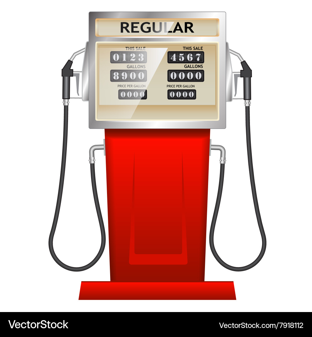 Fuel pump Royalty Free Vector Image - VectorStock