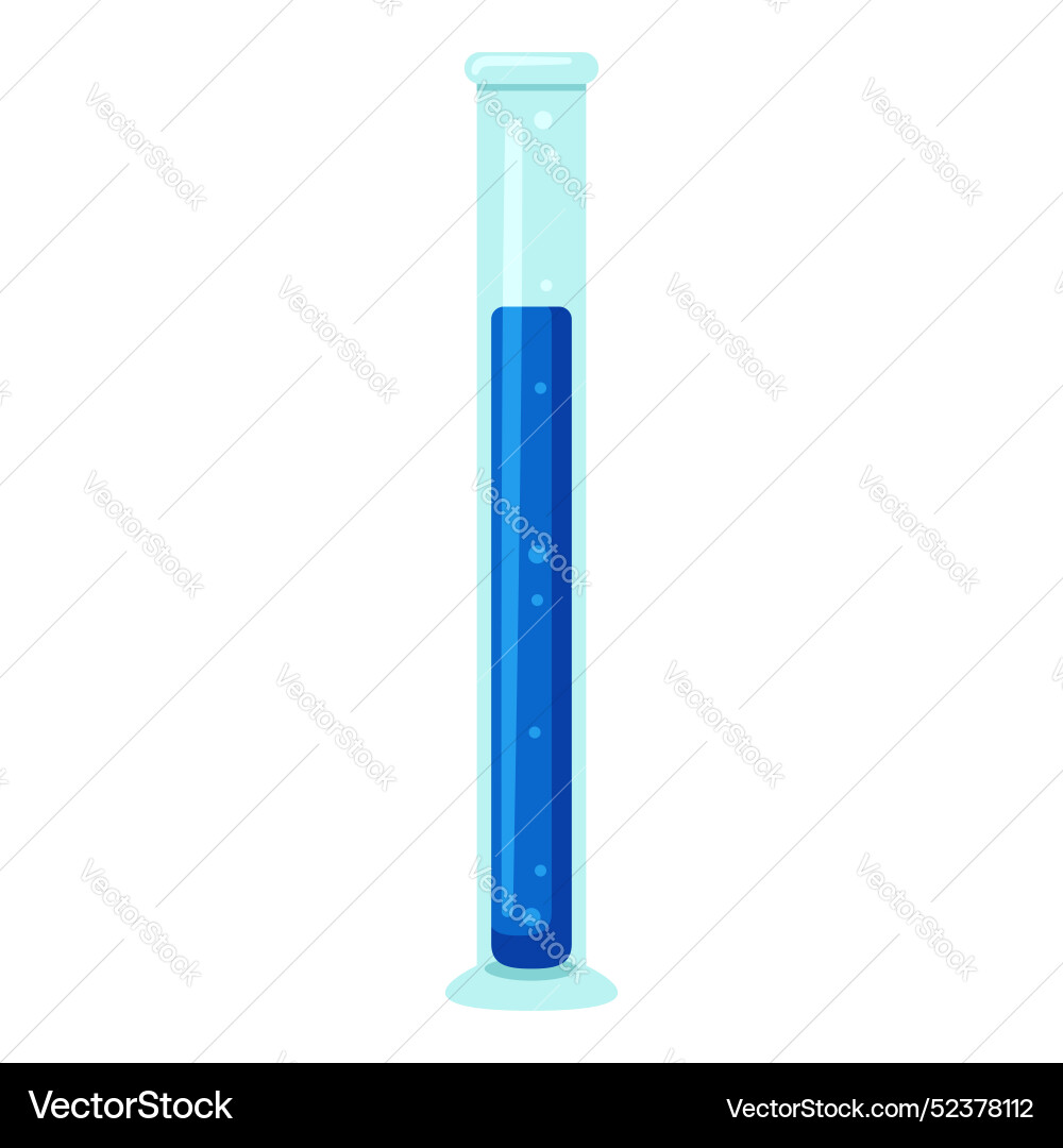 Laboratory beaker test tube or flask science Vector Image