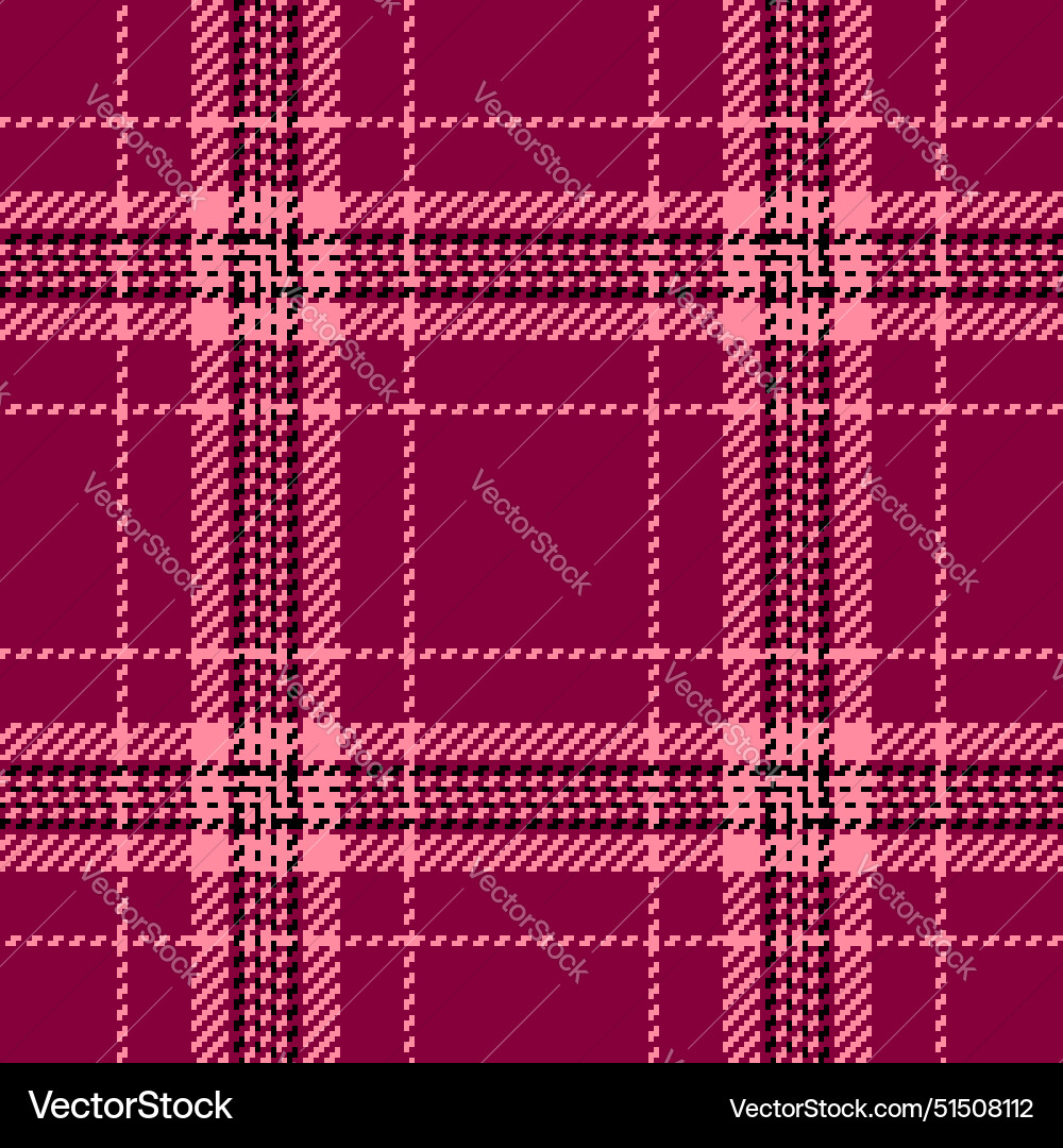 Texture fabric plaid of background textile Vector Image