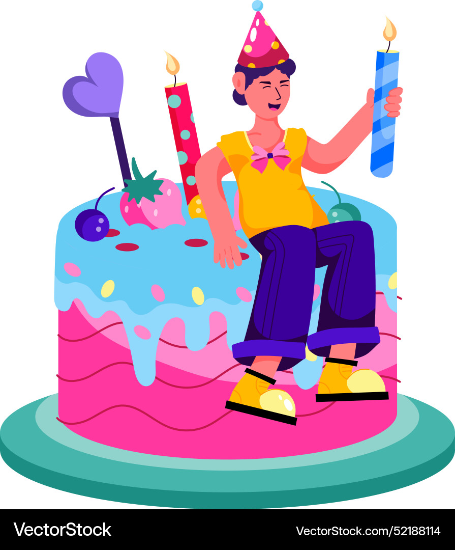 Birthday celebration Royalty Free Vector Image