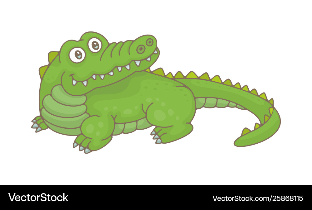 Crocodile Royalty Free Vector Image - VectorStock