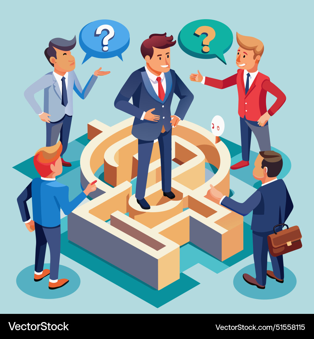 Ramble confused explanation or bad communication Vector Image