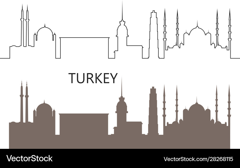 Turkey Royalty Free Vector Image - VectorStock