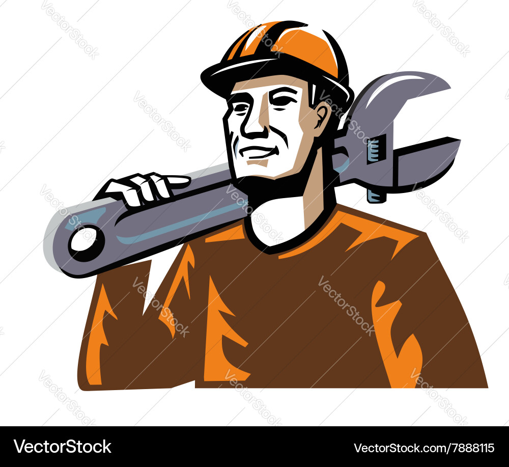 Worker man figure Royalty Free Vector Image - VectorStock