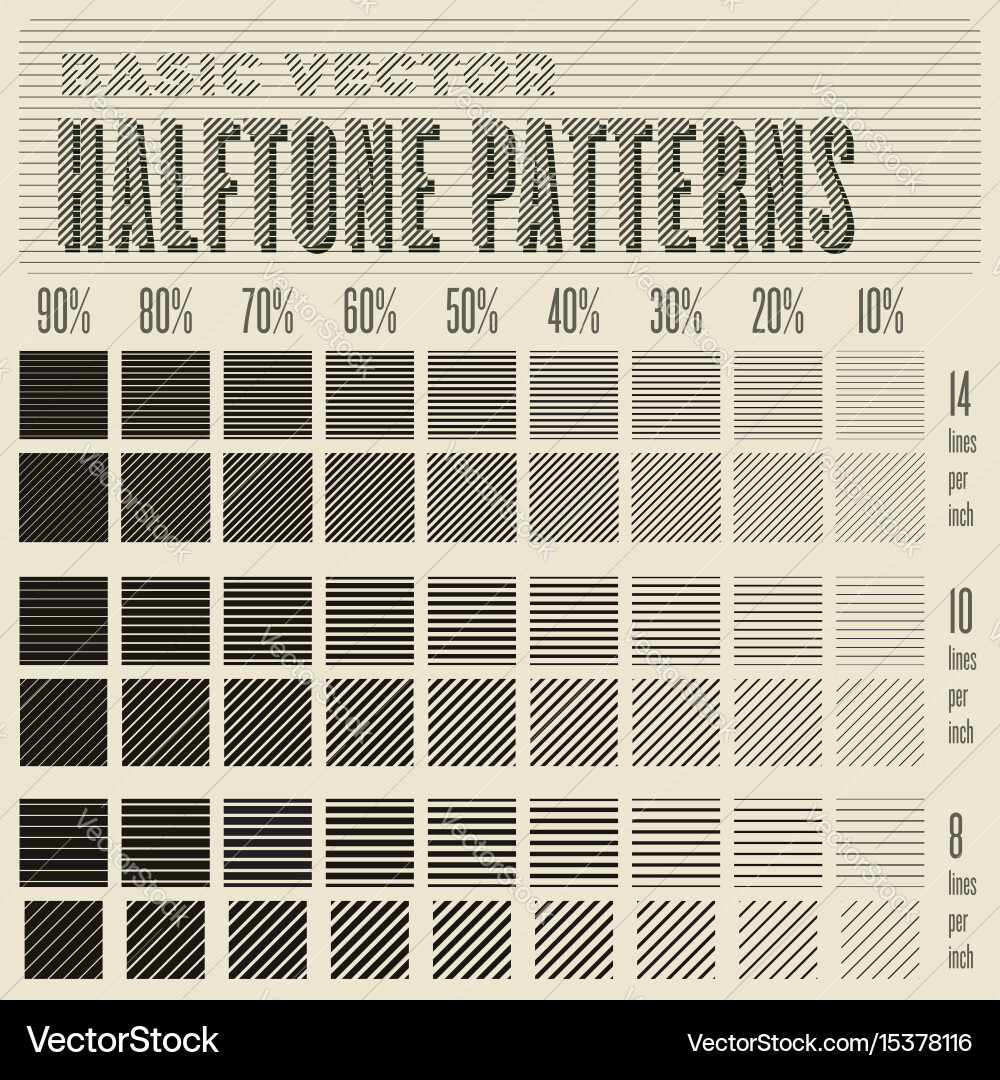 Halftone pattern Royalty Free Vector Image - VectorStock
