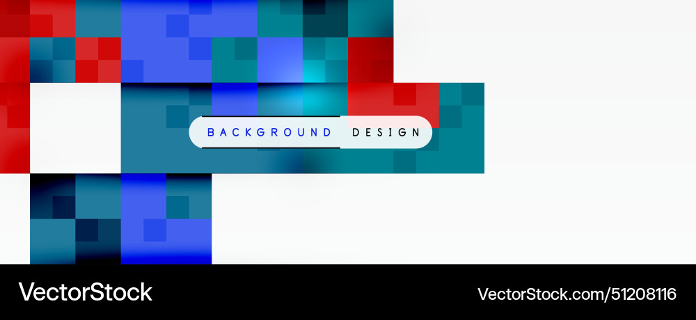 Logo on electric blue rectangle with azure Vector Image