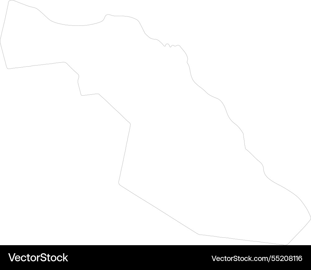 Muscat oman outline map Royalty Free Vector Image