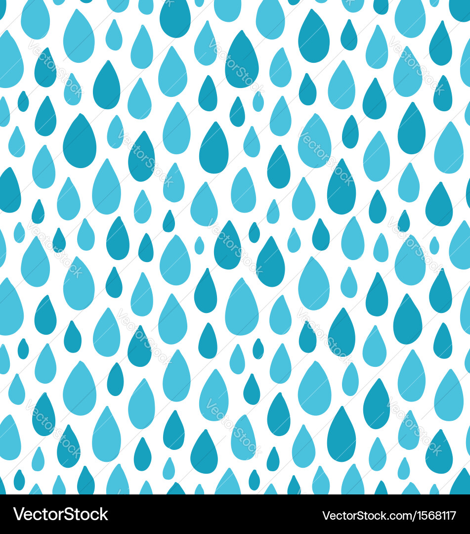 Rain drops Royalty Free Vector Image - VectorStock