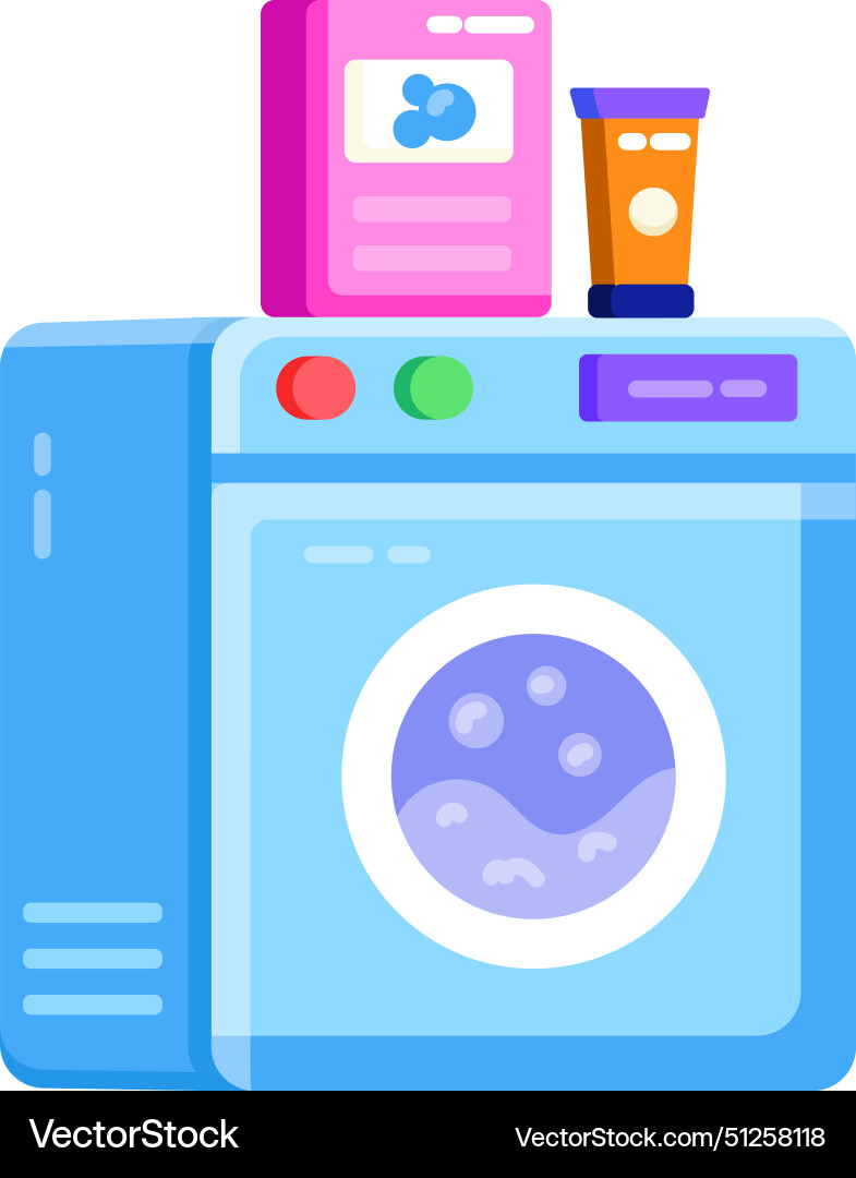 Laundry machine Royalty Free Vector Image - VectorStock