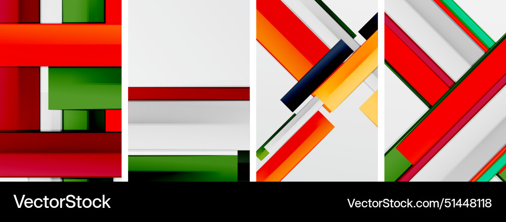 Stripes and lines poster abstract backgrounds Vector Image