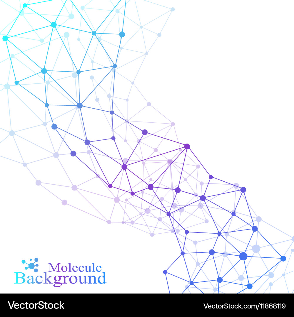 Structure molecule dna atom Royalty Free Vector Image