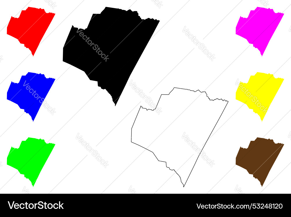 Franklin county north carolina state us Royalty Free Vector