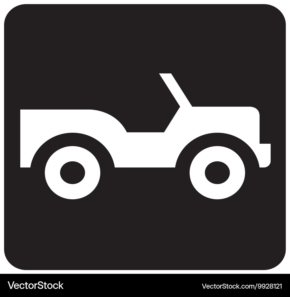 Car sign Royalty Free Vector Image - VectorStock