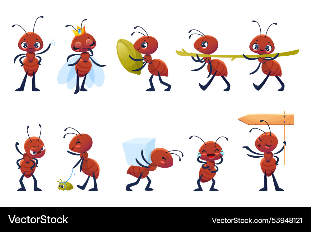 Ant Cartoon Vector Images (over 10,000)