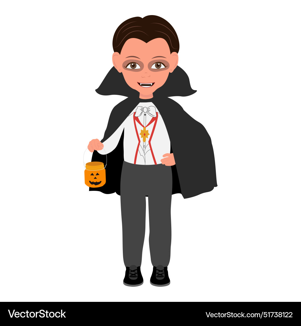 Flat of kid boy wearing Royalty Free Vector Image