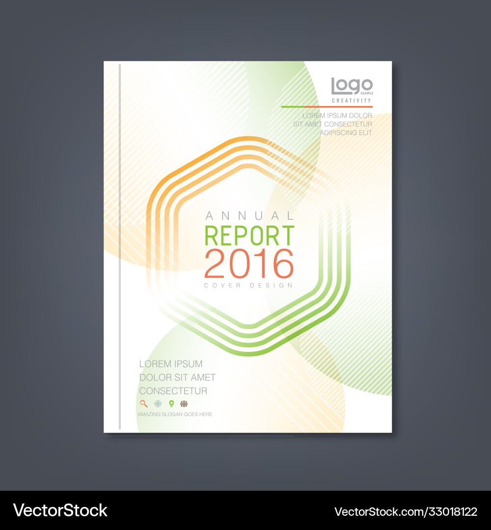 Report cover 23 Royalty Free Vector Image - VectorStock