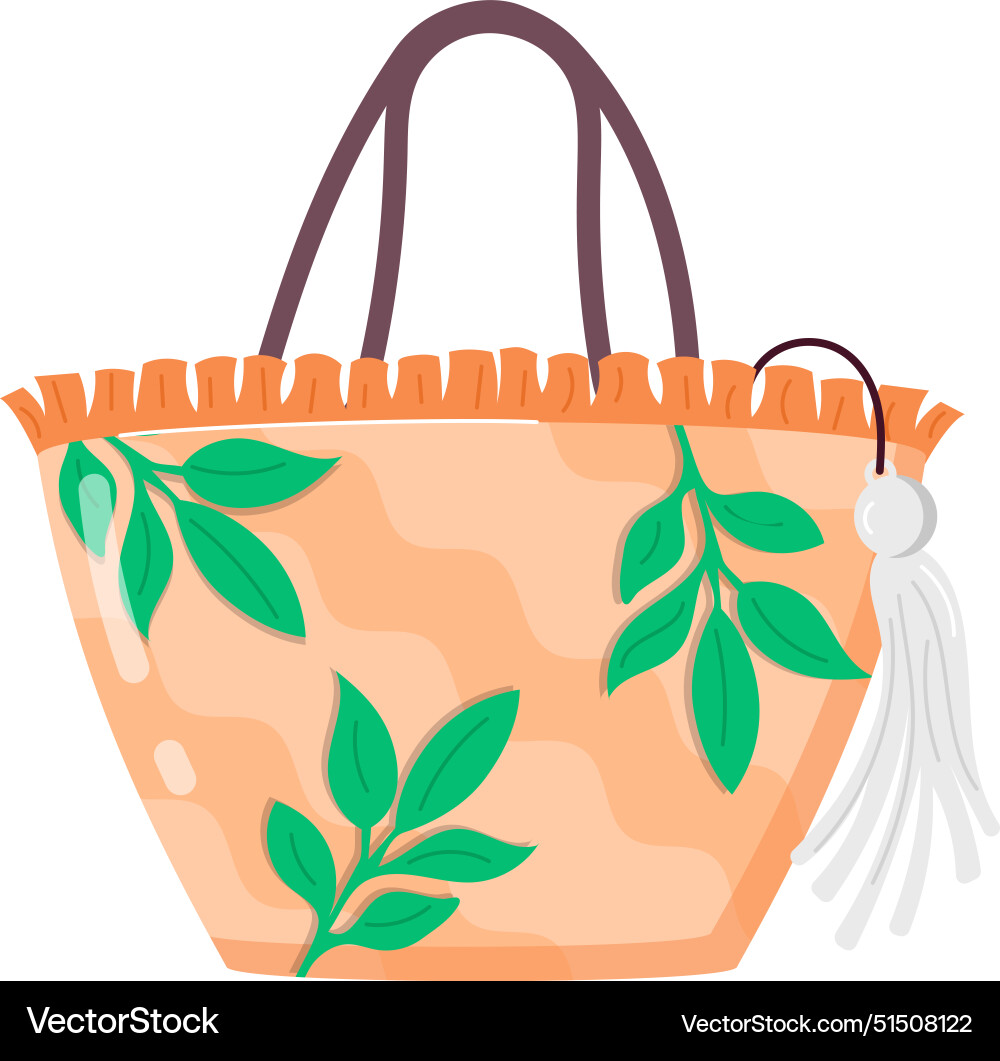 Stylish bags flat stickers Royalty Free Vector Image